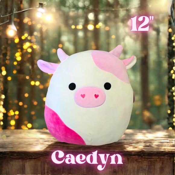 Squishmallows | Toys | Nwt Rare Squishmallows Caedyn The Cow Valentine ...